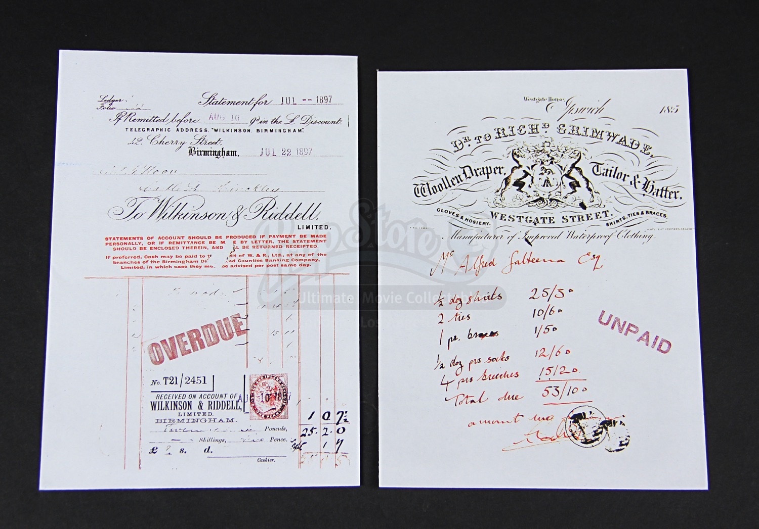 THE WOMAN IN BLACK - Arthur Kipps' (Daniel Radcliffe) Assorted Overdue ...