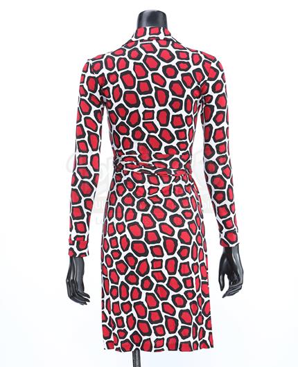 Sydney Prosser's (Amy Adams) Red Leopard Print Dress - Current price: $600