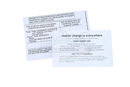 Edith Greensly's (Amy Adams) New York Drivers License and Master Charge ...