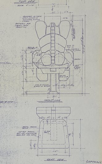 Star Trek: The Motion Picture: Captain Kirk's Command Chair Blueprint ...