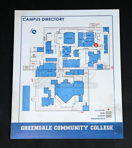 Various Episodes: Greendale Campus Directory - Current price: $900