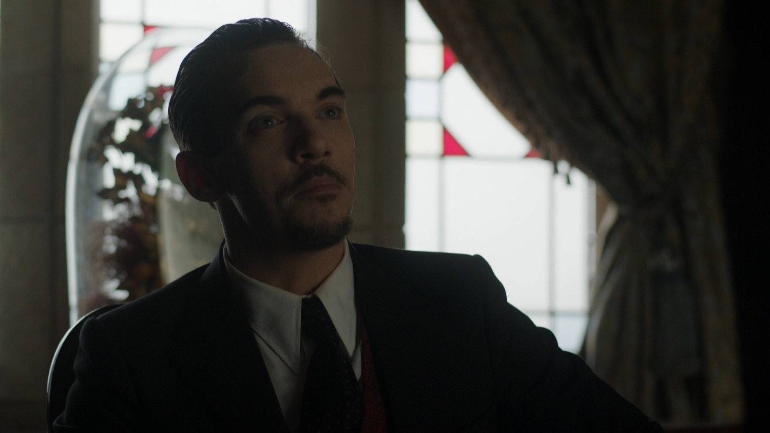 Alexander Grayson (Jonathan Rhys Meyers) Burgundy Waistcoat Suit