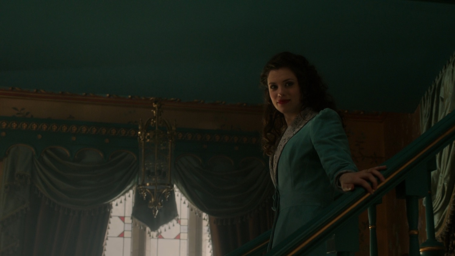 Mina Murray (Jessica De Gouw) Turquoise Jacket Costume