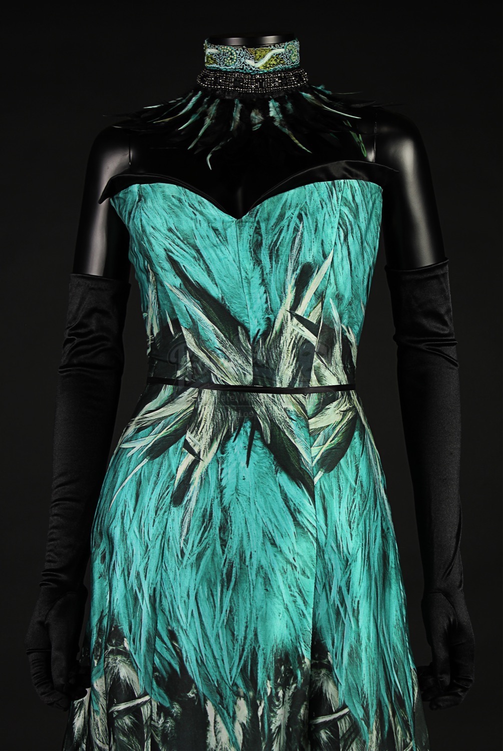 Lady Jayne Wetherby (Victoria Smurfit) Turquoise Ballroom Gown