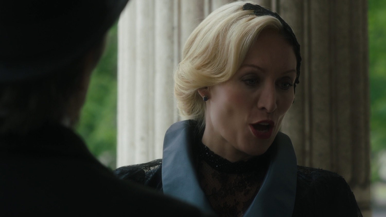 Lady Jayne Wetherby (Victoria Smurfit) Cemetery Costume