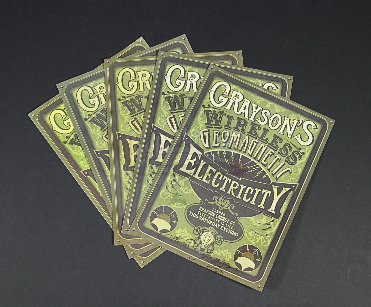 Grayson's Wireless Geomagnetic Electricity Fliers Set