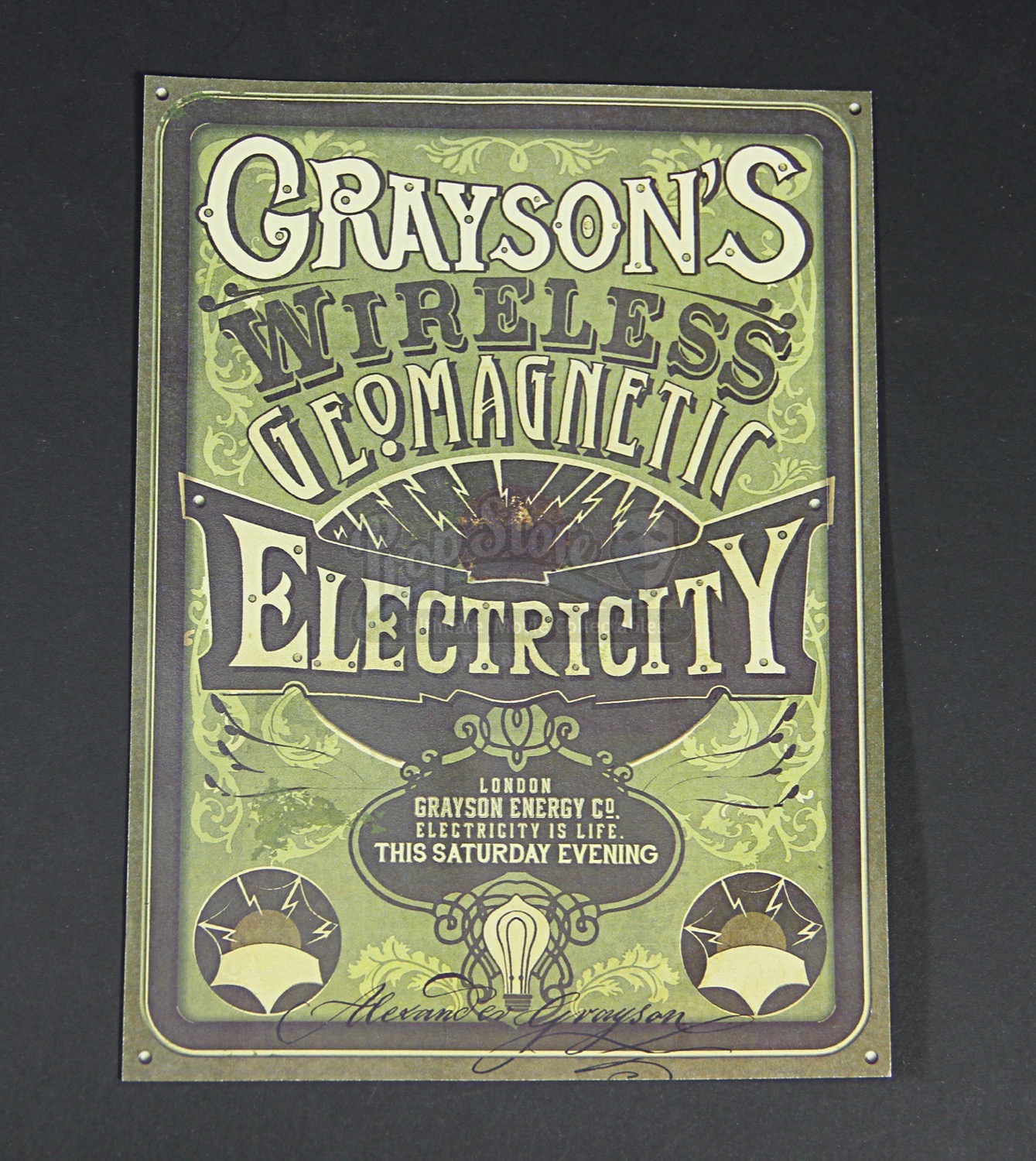 Grayson's Wireless Geomagnetic Electricity Fliers Set