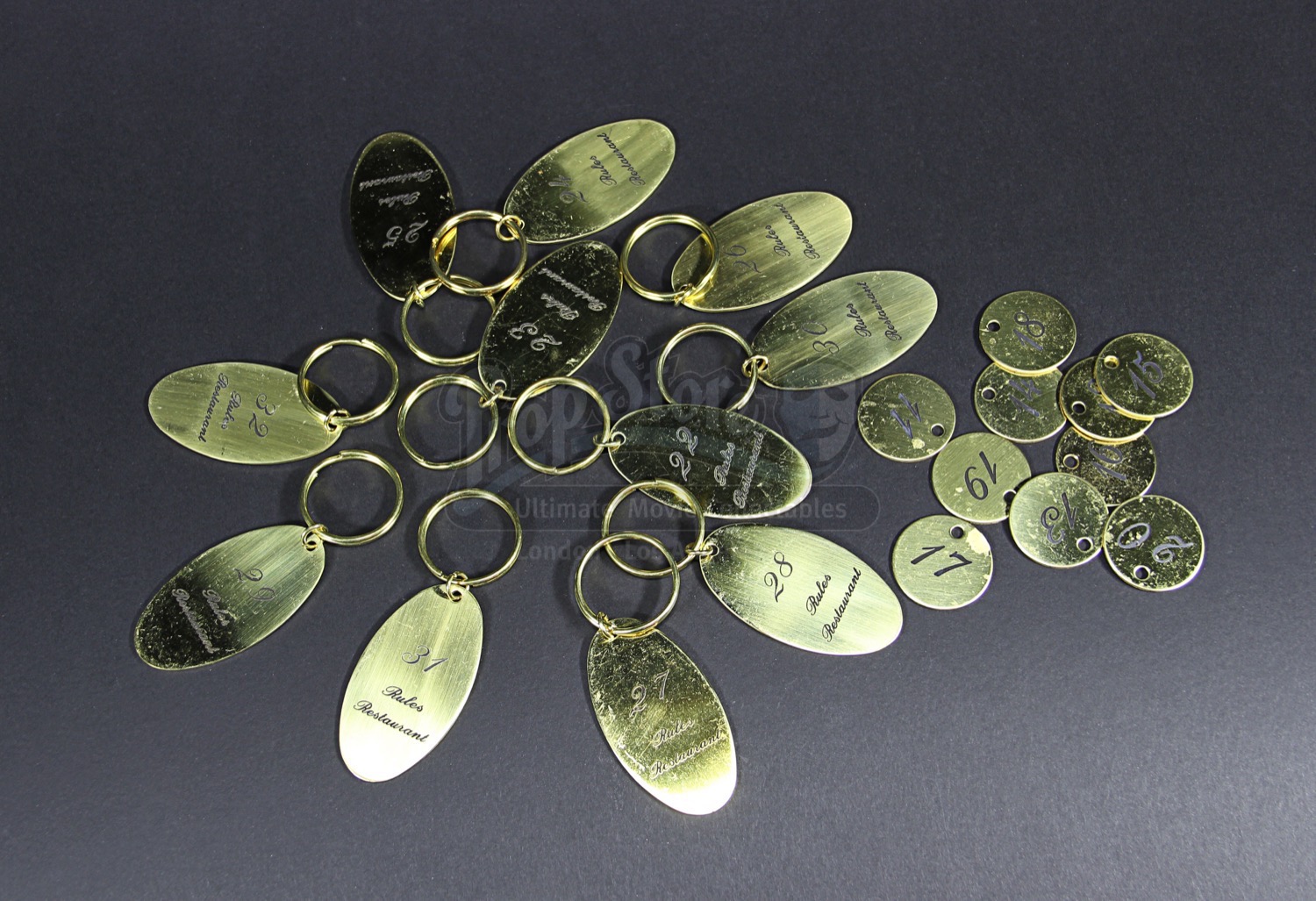 “Rules Restaurant” Key Chains & Fobs