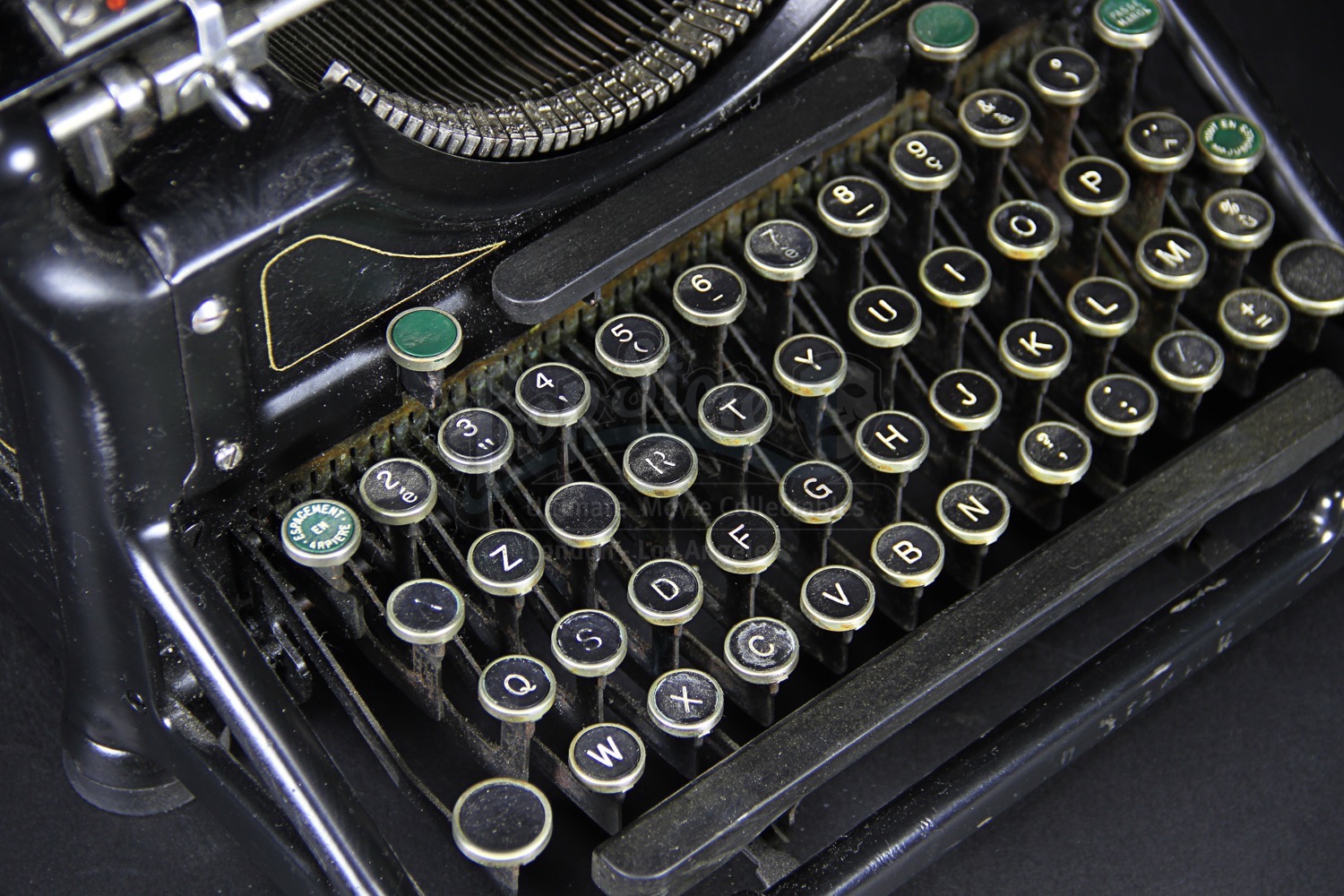 Inquisitor Vintage Underwood Typewriter with Document