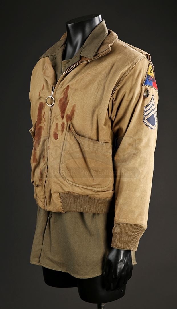 Don “Wardaddy” Collier’s (Brad Pitt) undershirt, BDU shirt, and jacket ...