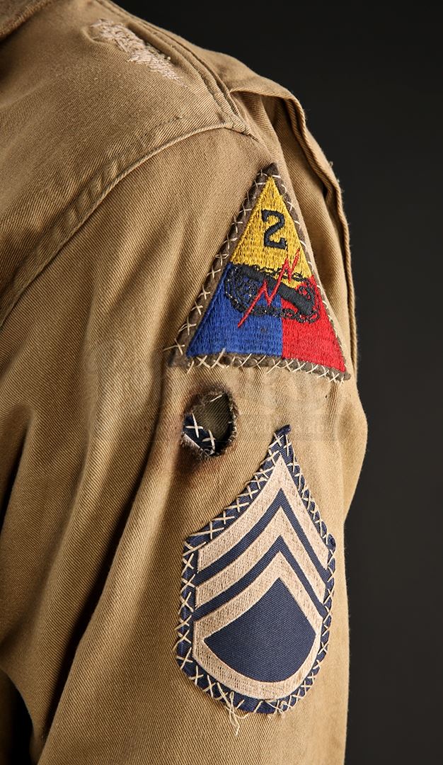 Don “Wardaddy” Collier’s (Brad Pitt) undershirt, BDU shirt, and jacket ...