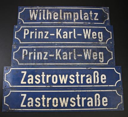 German Town Sign Set