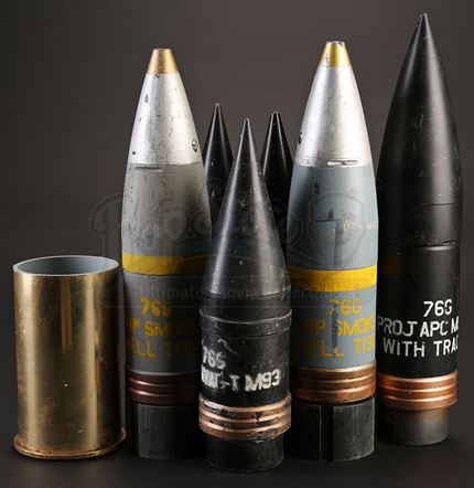 76mm Projectiles and Shell Set