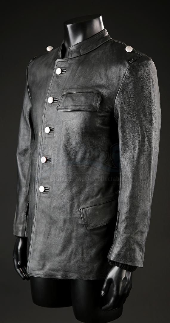 An SS leather jacket from David Ayer’s war drama Fury. Numerous SS ...