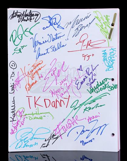 General Hospital 50th Anniversary Signed Script - Current price: $1000