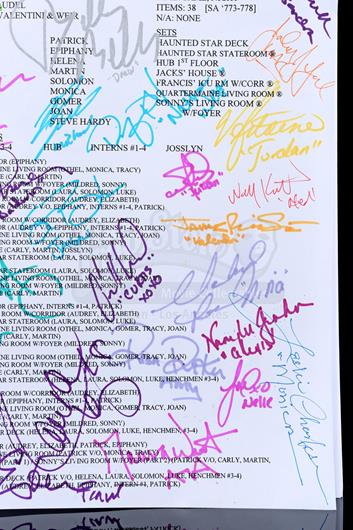 General Hospital 50th Anniversary Signed Script - Current price: $800