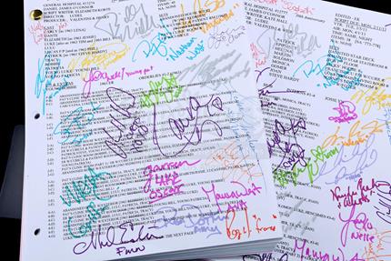 General Hospital 50th and 52nd Anniversary Signed Script - Current ...