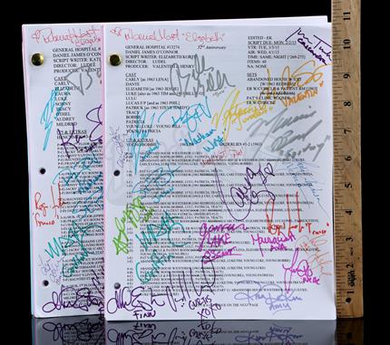 General Hospital 50th and 52nd Anniversary Signed Script - Current ...