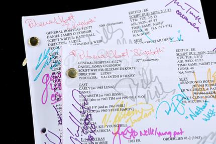 General Hospital 50th and 52nd Anniversary Signed Script - Current ...