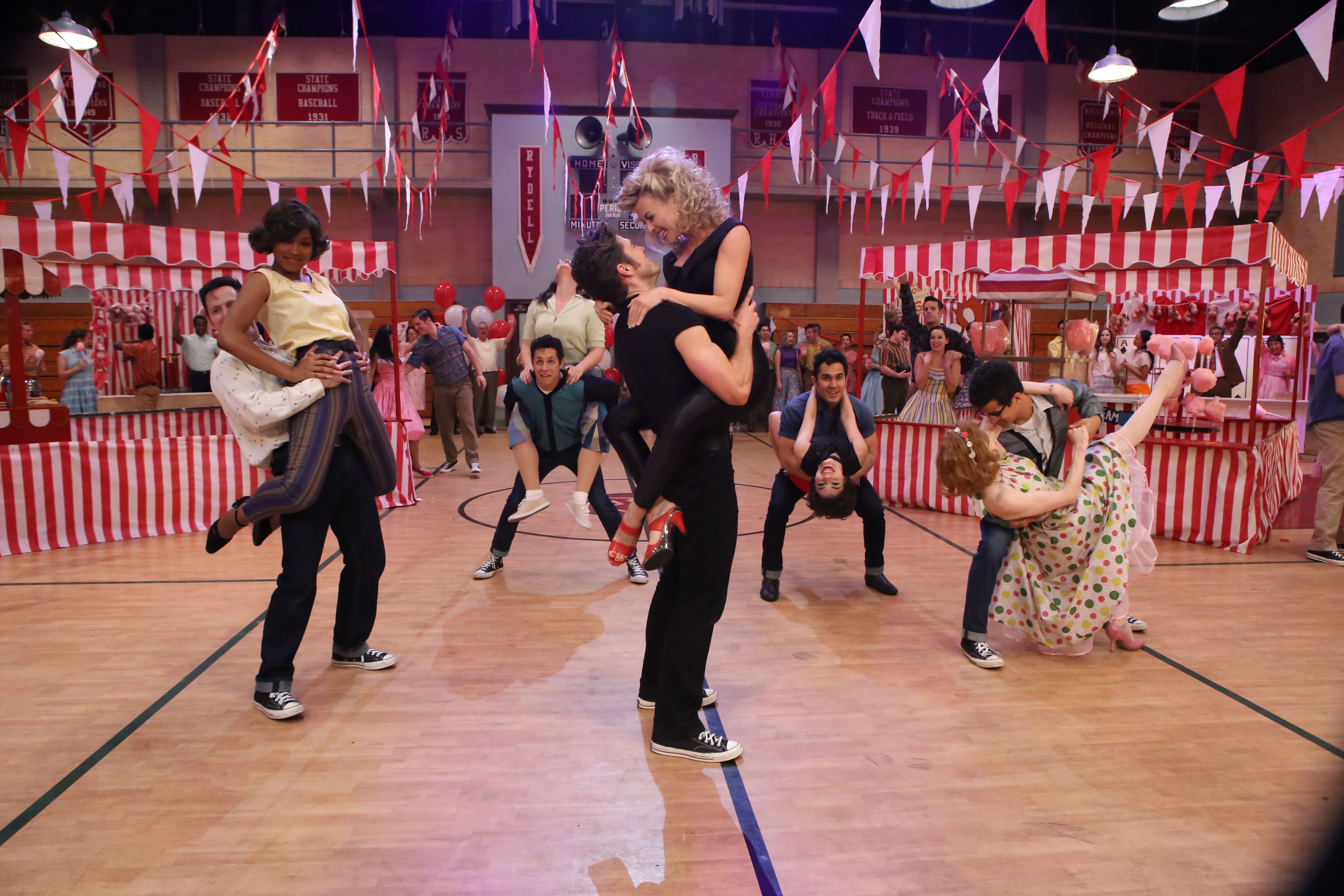 This lot includes a complimentary DVD copy of Grease Live! and two ...