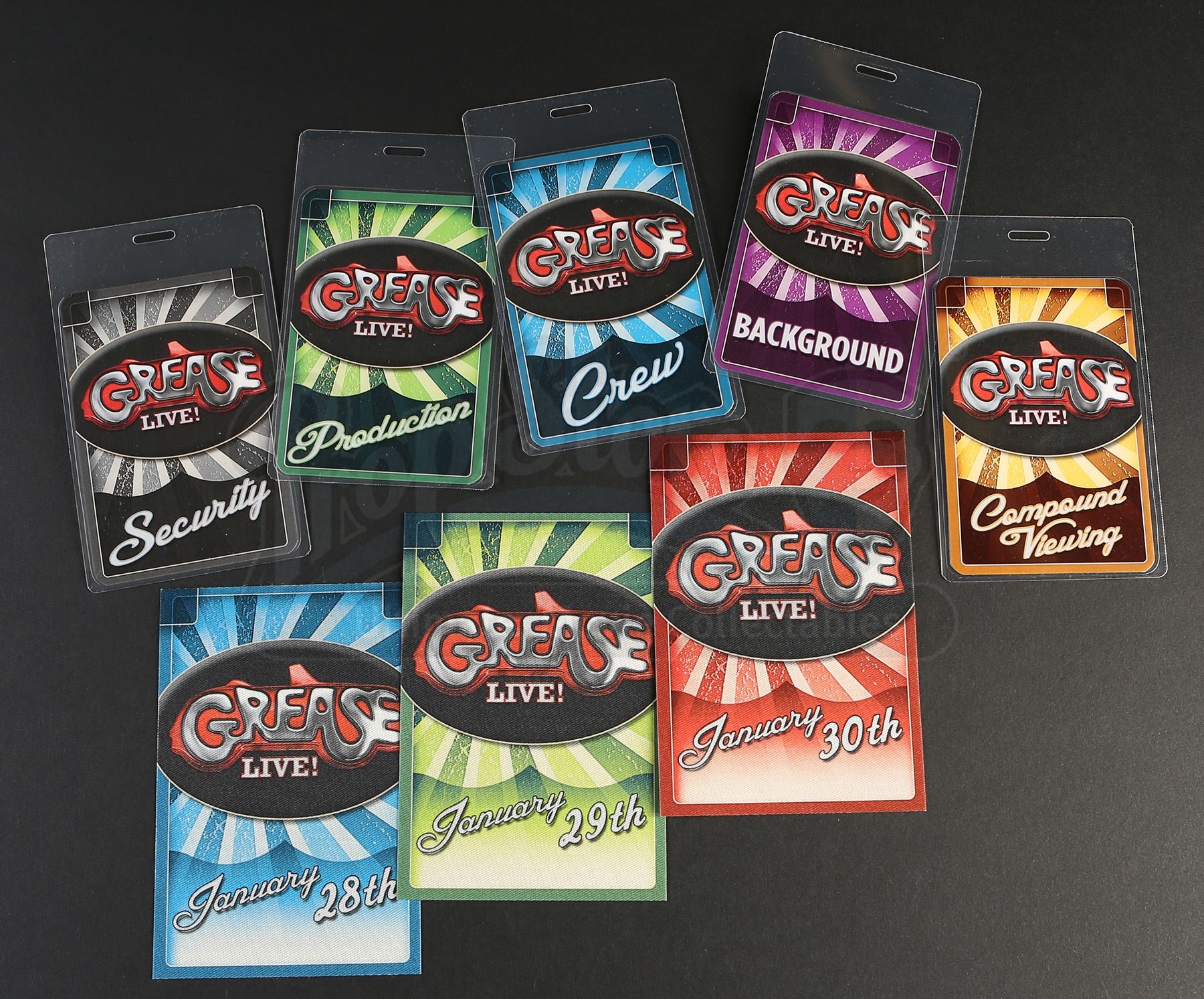 Grease Live! Production Pass Set