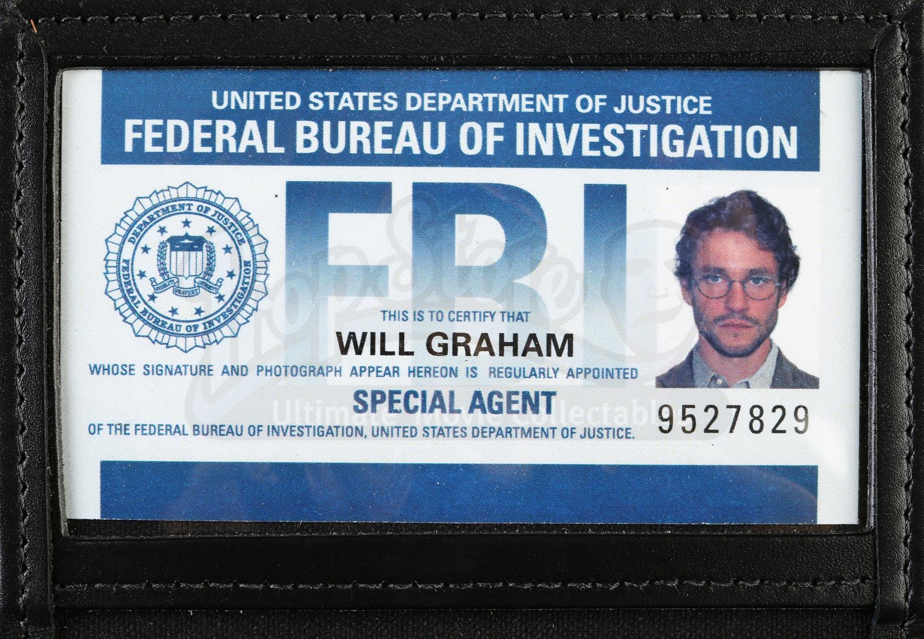 HANNIBAL - Will Graham's (Hugh Dancy) FBI ID Wallet