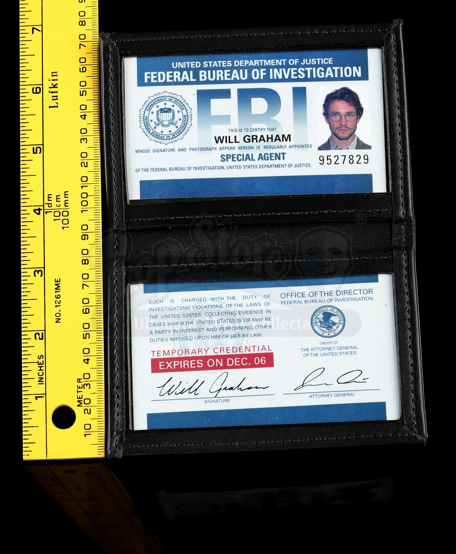 HANNIBAL - Will Graham's (Hugh Dancy) FBI ID Wallet