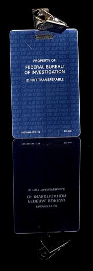 HANNIBAL - Will Graham's (Hugh Dancy) FBI Lapel ID and Security Card