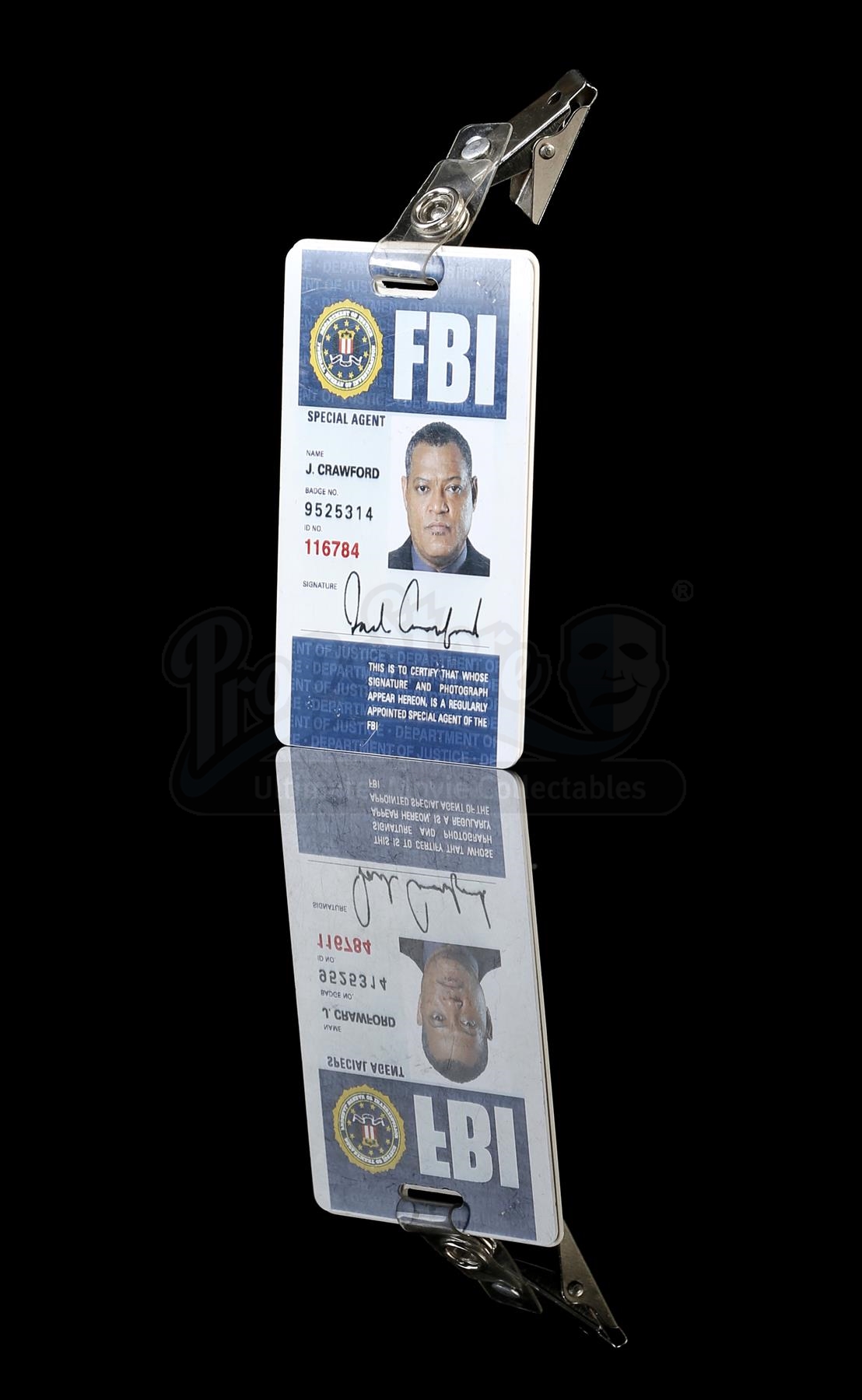 HANNIBAL - Jack Crawford's (Laurence Fishburne) FBI Lapel ID and ...
