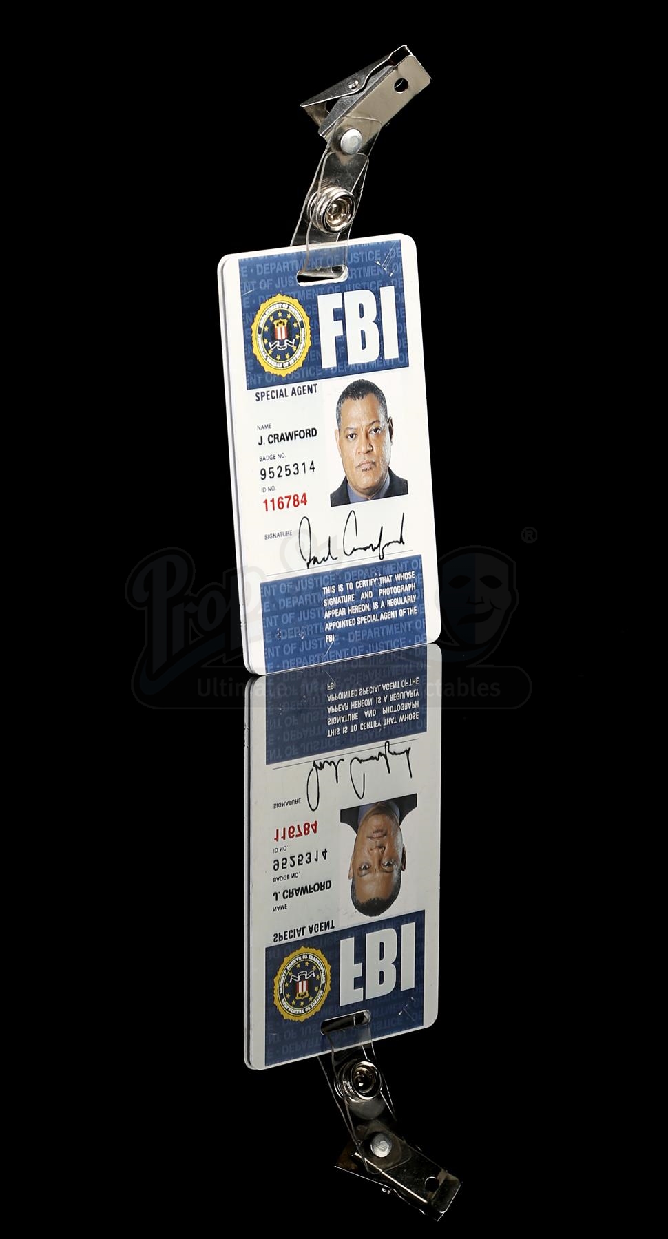HANNIBAL - Jack Crawford's (Laurence Fishburne) FBI Lapel ID and ...