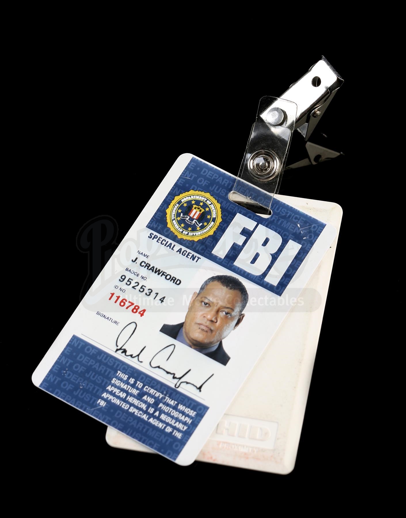 HANNIBAL - Jack Crawford's (Laurence Fishburne) FBI Lapel ID and ...