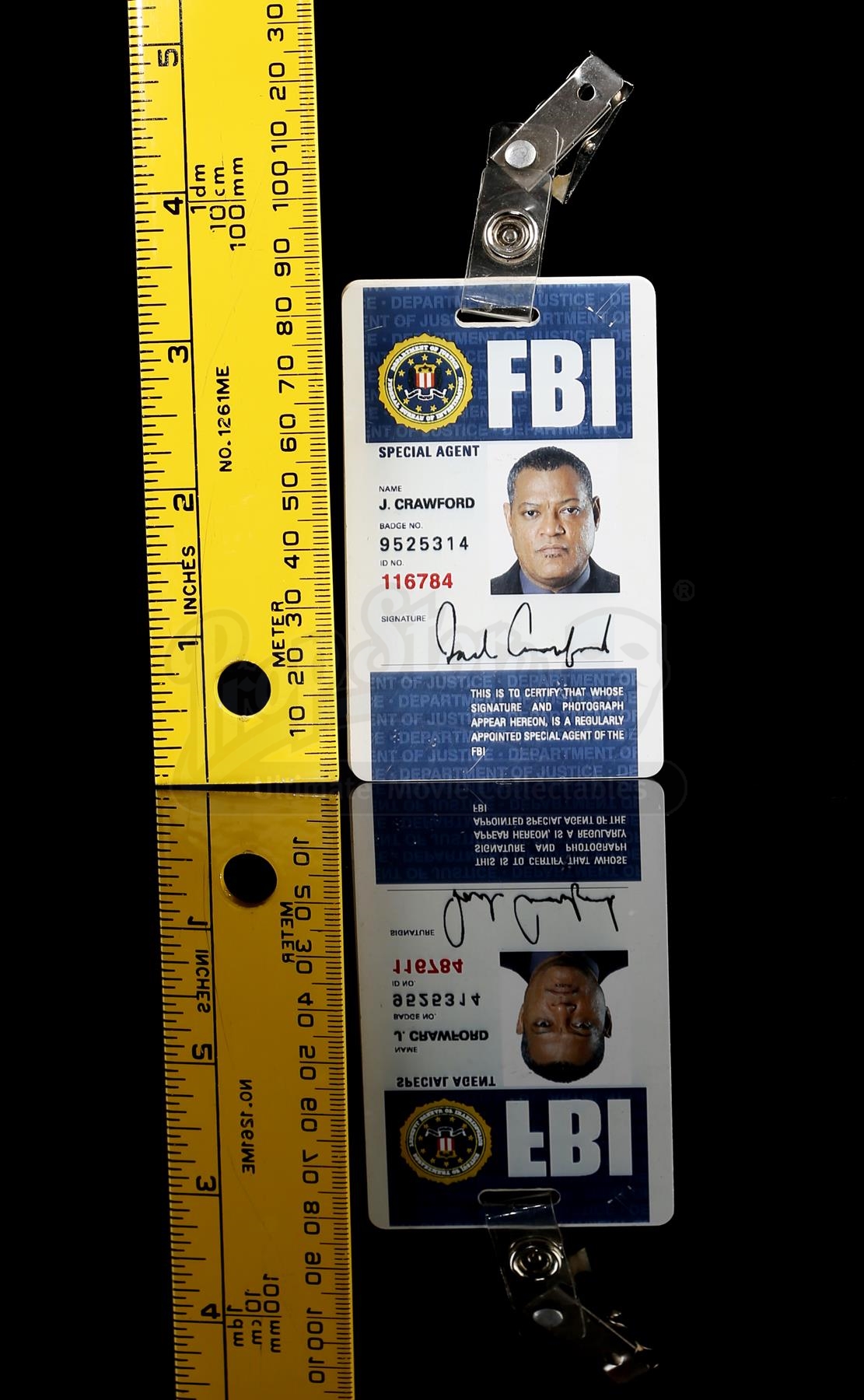 HANNIBAL - Jack Crawford's (Laurence Fishburne) FBI Lapel ID and ...