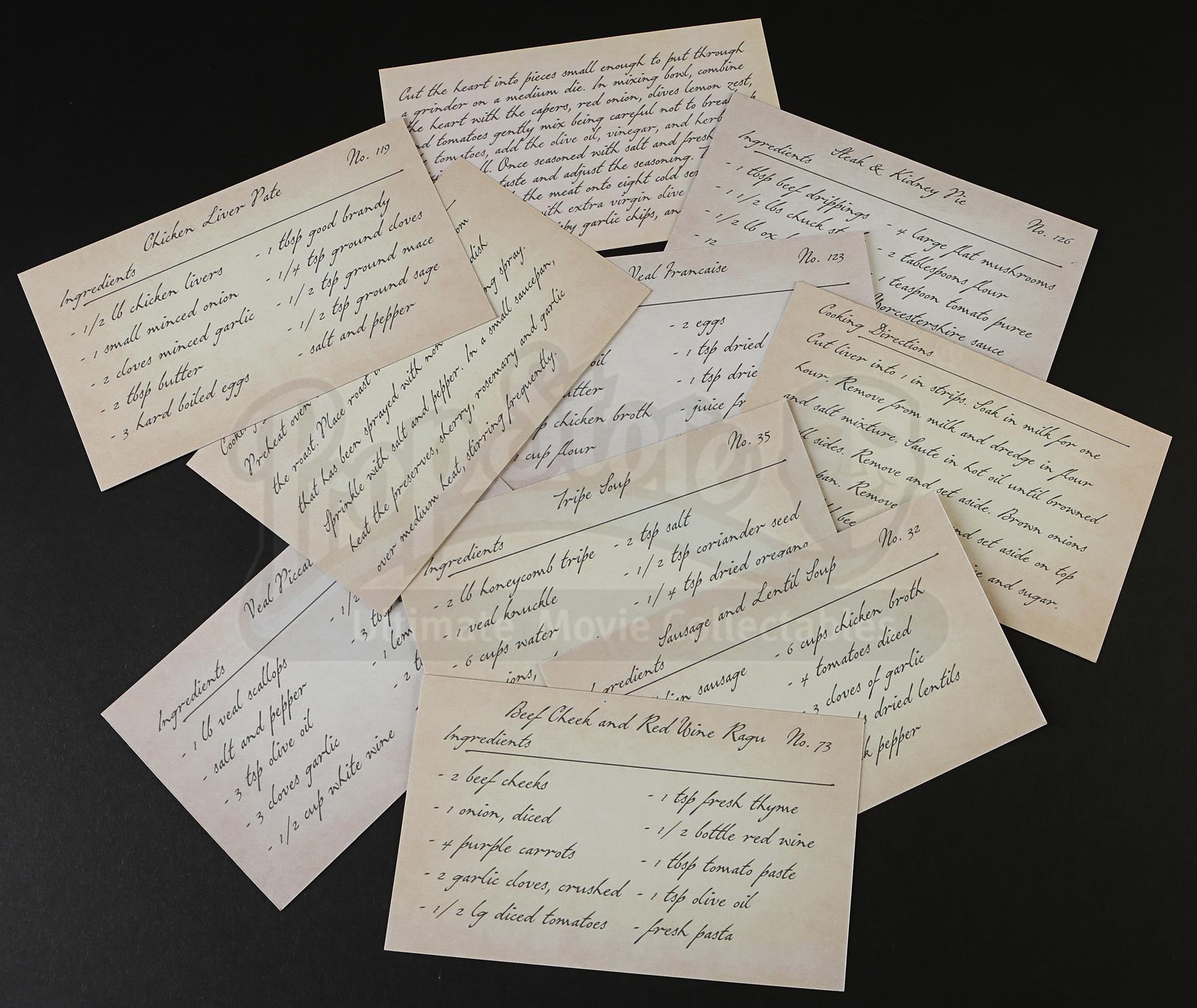 HANNIBAL - Hannibal Lecter's (Mads Mikkelsen) Heart Tartare Recipe Card ...