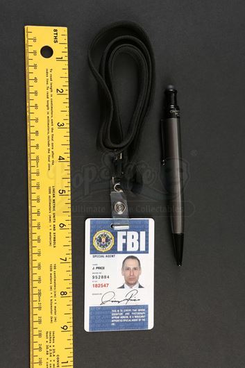SEASONS 1-3Jimmy Price's (Scott Thompson) FBI ID Badge and Pen