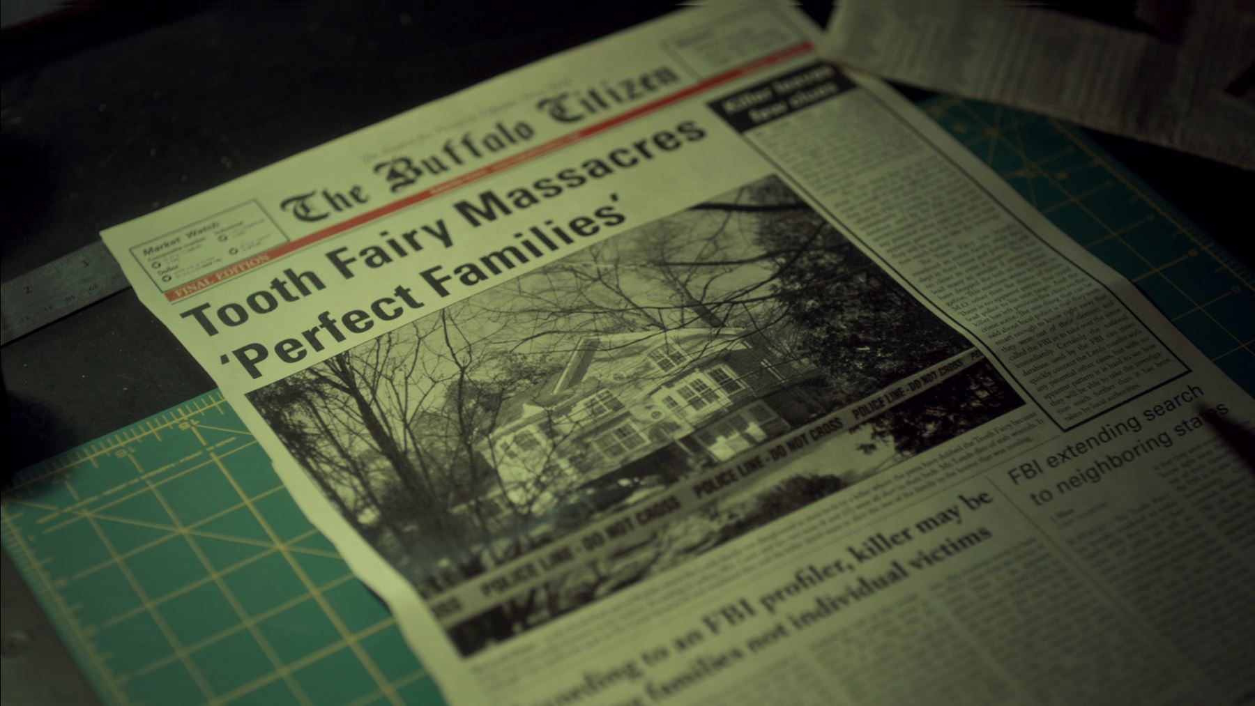 SEASON 3Francis Dolarhyde's (Richard Armitag) Baltimore Digest Newspaper