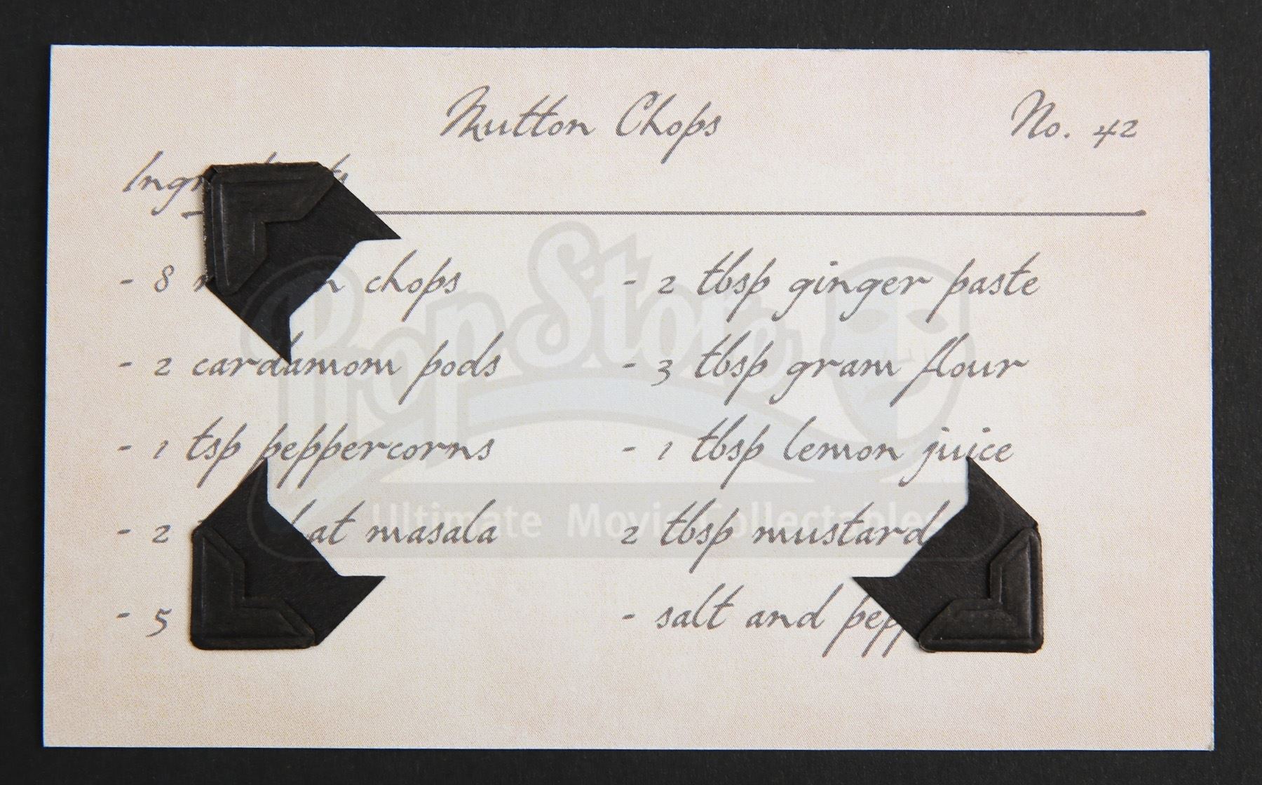 SEASONS 1 AND 2Hannibal Lecter’s (Mads Mikkelsen) Recipe Cards ...