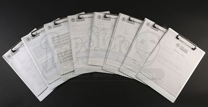 Metal Clipboards with FBI Documents