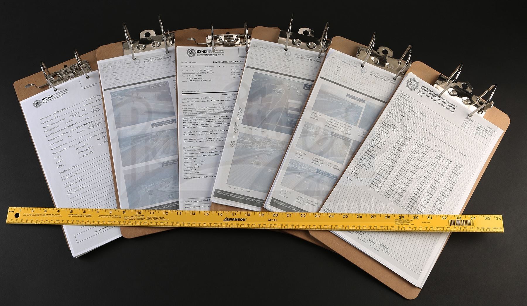 Abel Gideon (Eddie Izzard) evaluations and reports from episode 111 ...