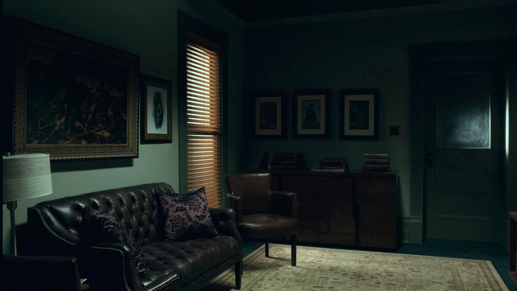 SEASONS 1-3Hannibal Lecter's (Mads Mikkelsen) Framed Waiting Room ...