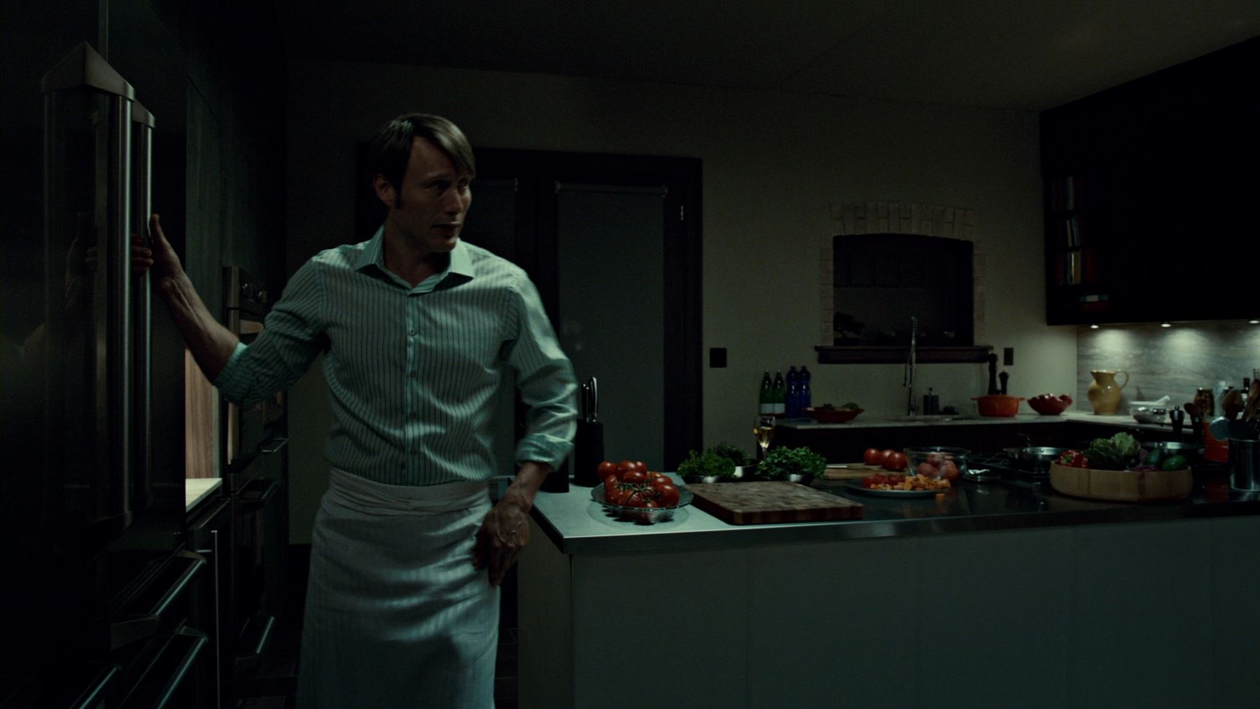 Hannibal Lecter’s (Mads Mikkelsen) cooking apron from Bryan Fuller’s ...
