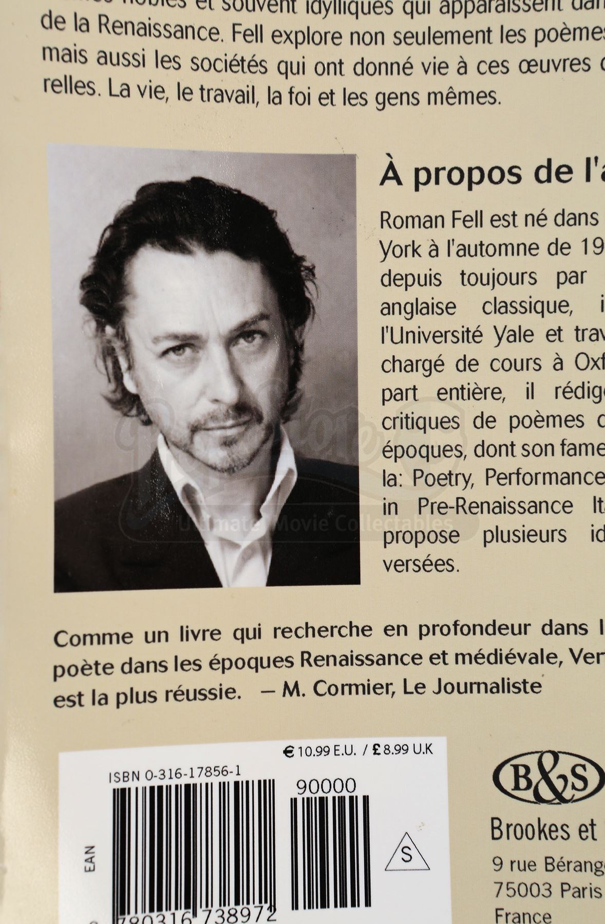 SEASON 3 EPISODE 1: ANTIPASTO Dr. Roman Fell (Jeremy Crutchley) Vertu ...