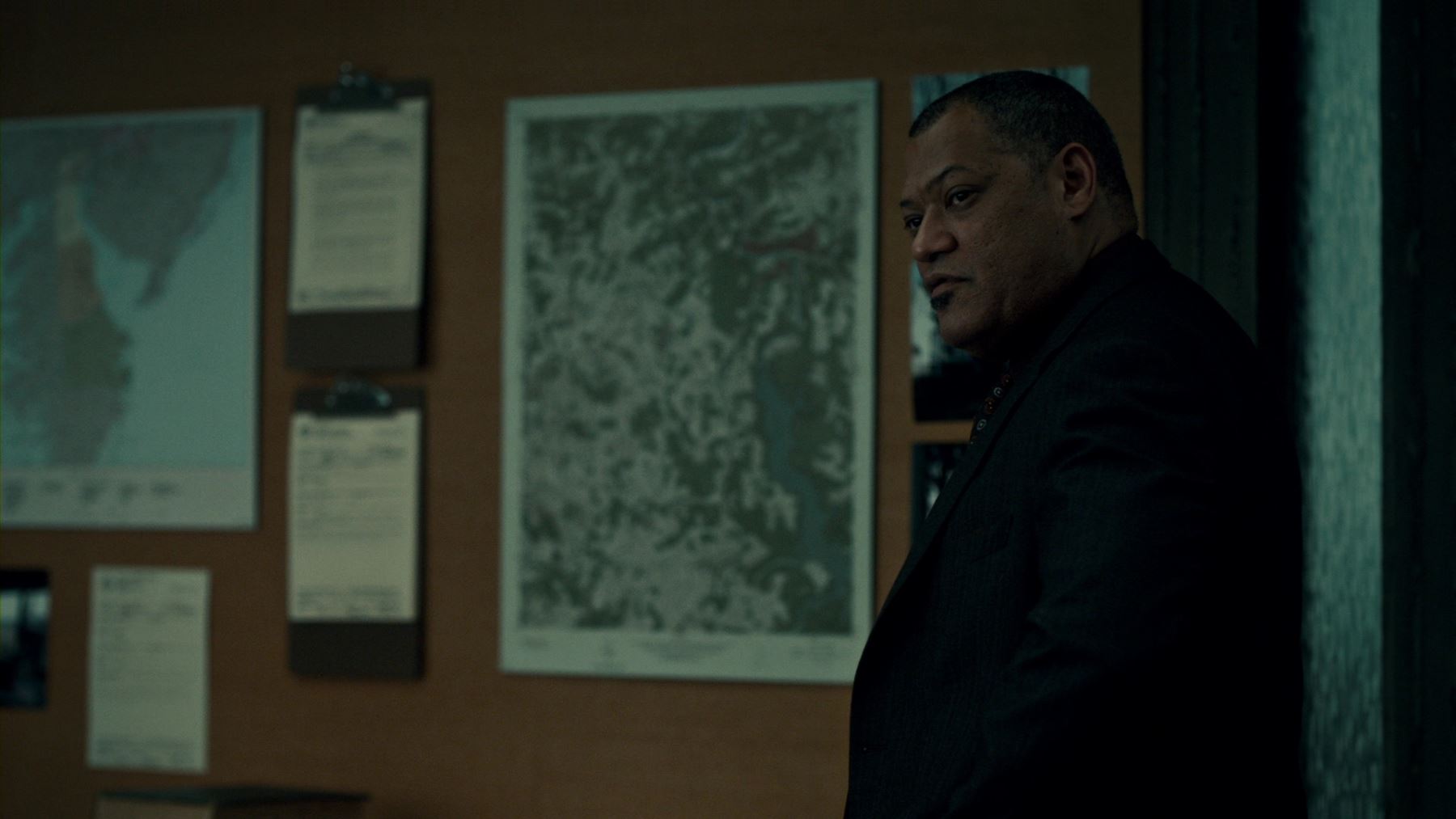 Department of Justice maps and notes on Hannibal Lecter (Mads Mikkelsen ...