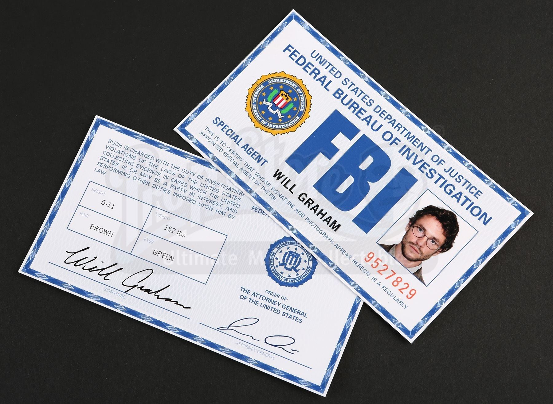 SEASONS 1-3Will Graham’s (Hugh Dancy) Alternate FBI ID Cards - Current ...