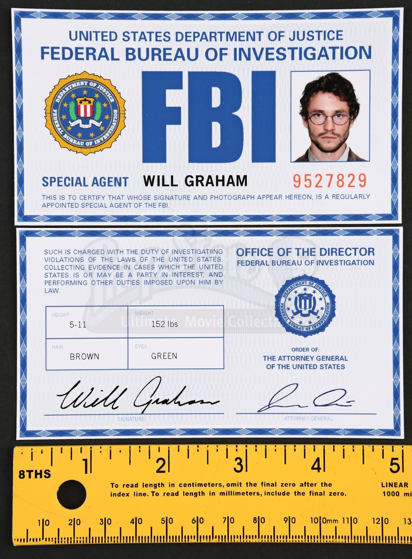 SEASONS 1-3Will Graham’s (Hugh Dancy) Alternate FBI ID Cards - Current ...