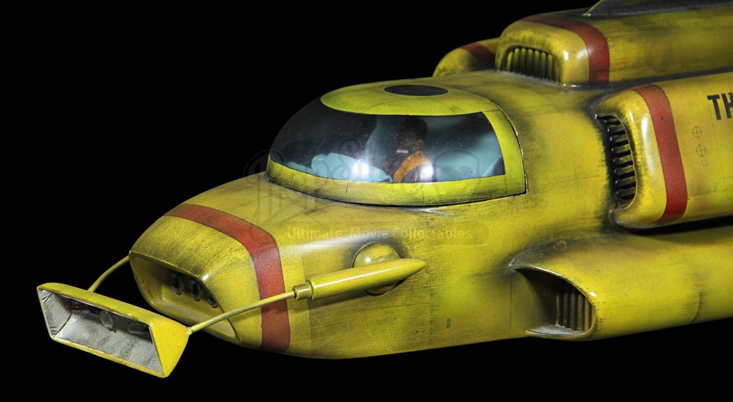 A model miniature of Thunderbird 4 from the documentary Filmed ...