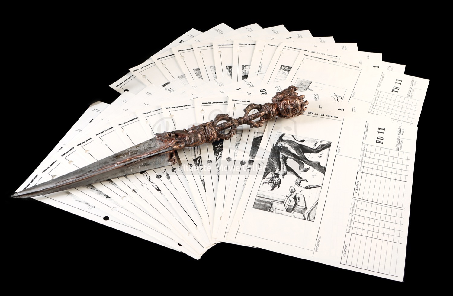 Ajanti Dagger and Storyboard Set