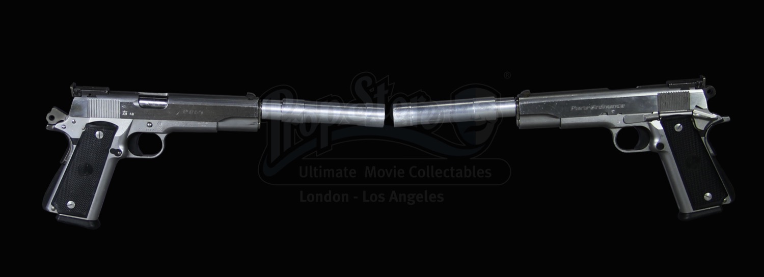Agent 47's (Timothy Olyphant) hero pistols withdetachable prop ...