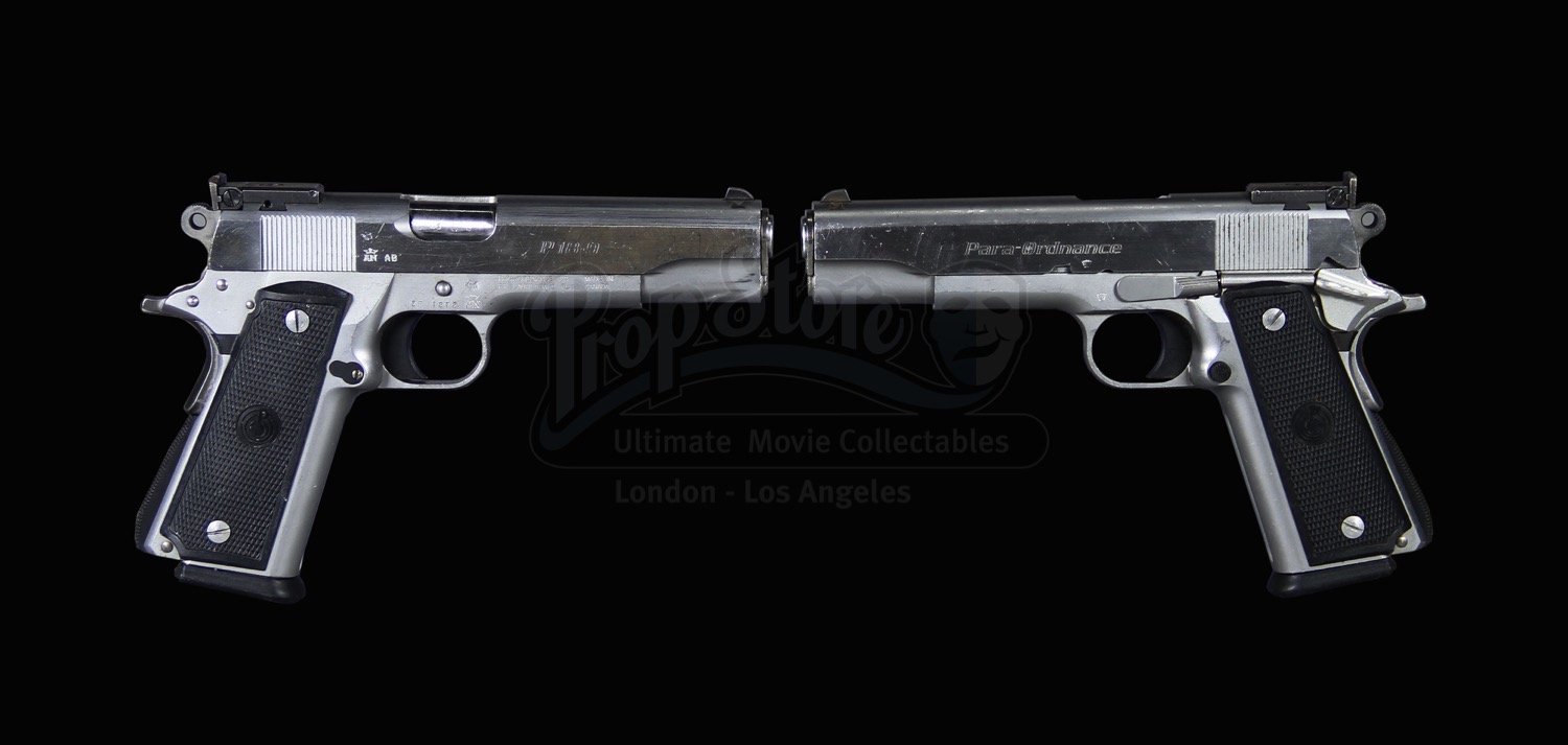 Agent 47's (Timothy Olyphant) hero pistols withdetachable prop ...