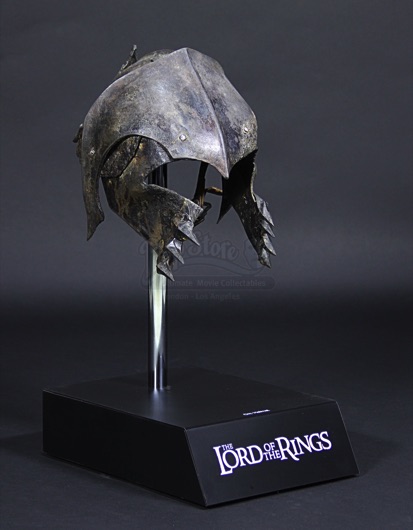 Well-used on the production, the helmet is supplied with a custom made ...