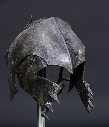 Well-used on the production, the helmet is supplied with a custom made ...